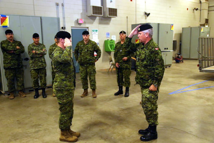 BCD Promoted by Commandant of the Royal Canadian Armoured Corps Schools ...